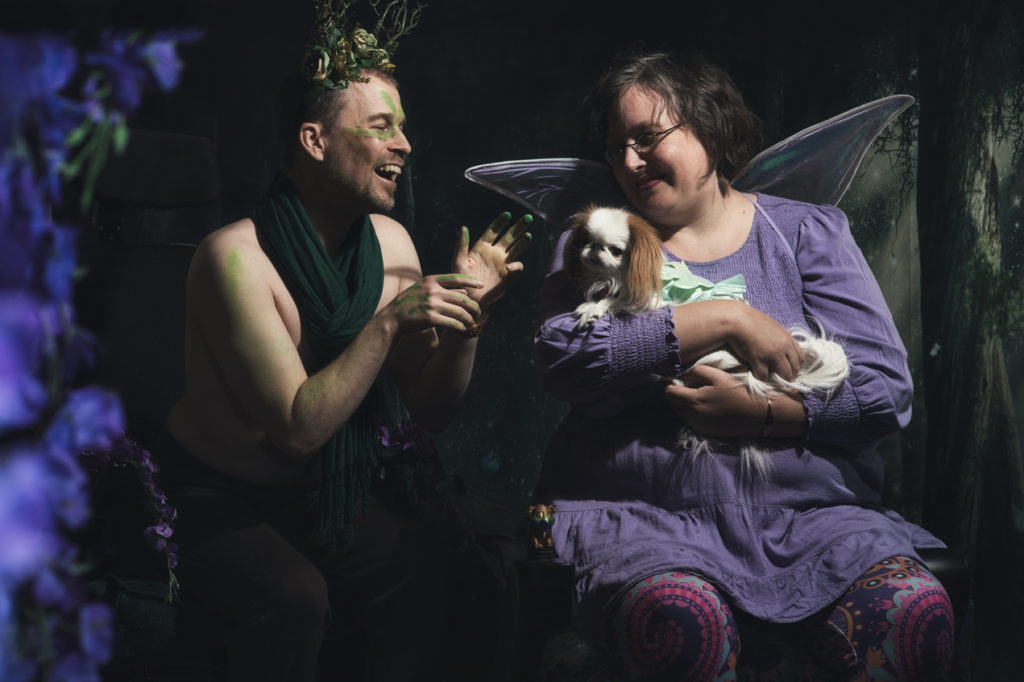 The satyr and the dog-fairy - Dr. V's Service Dog Adventures